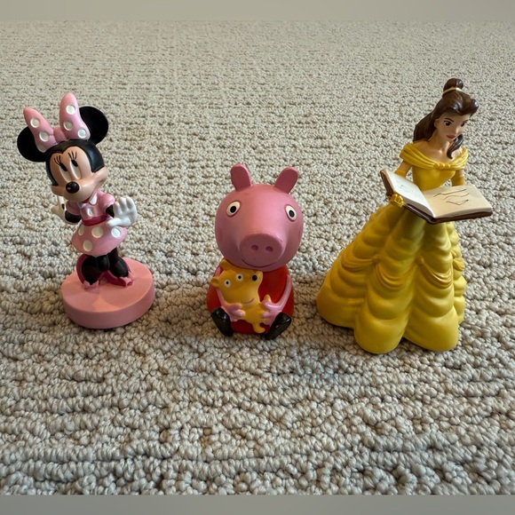 Tonies | Toys | Tonies X 3 Belle Peppa Pig Minnie Mouse | Poshmark